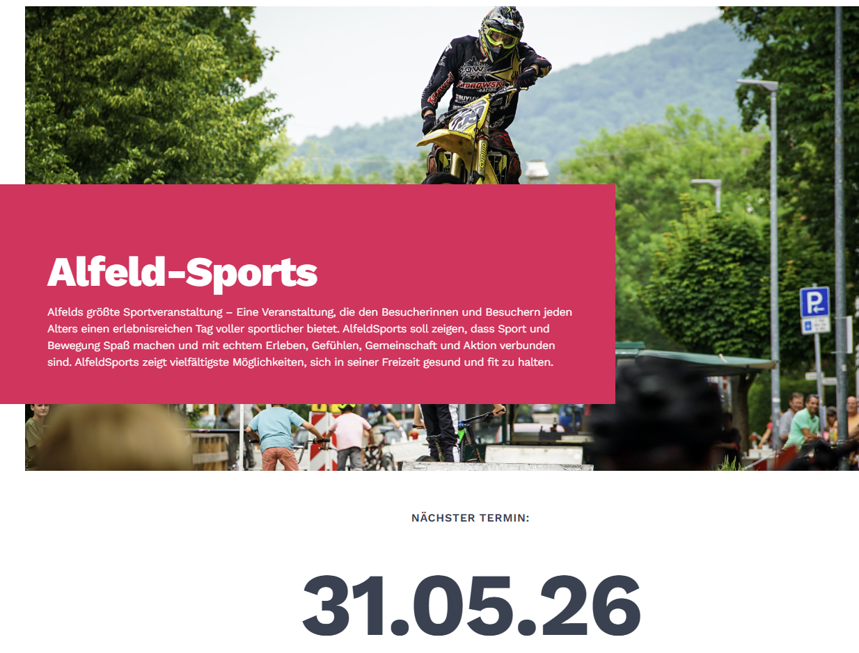 Sport im Verein für Alfeld seit 1858